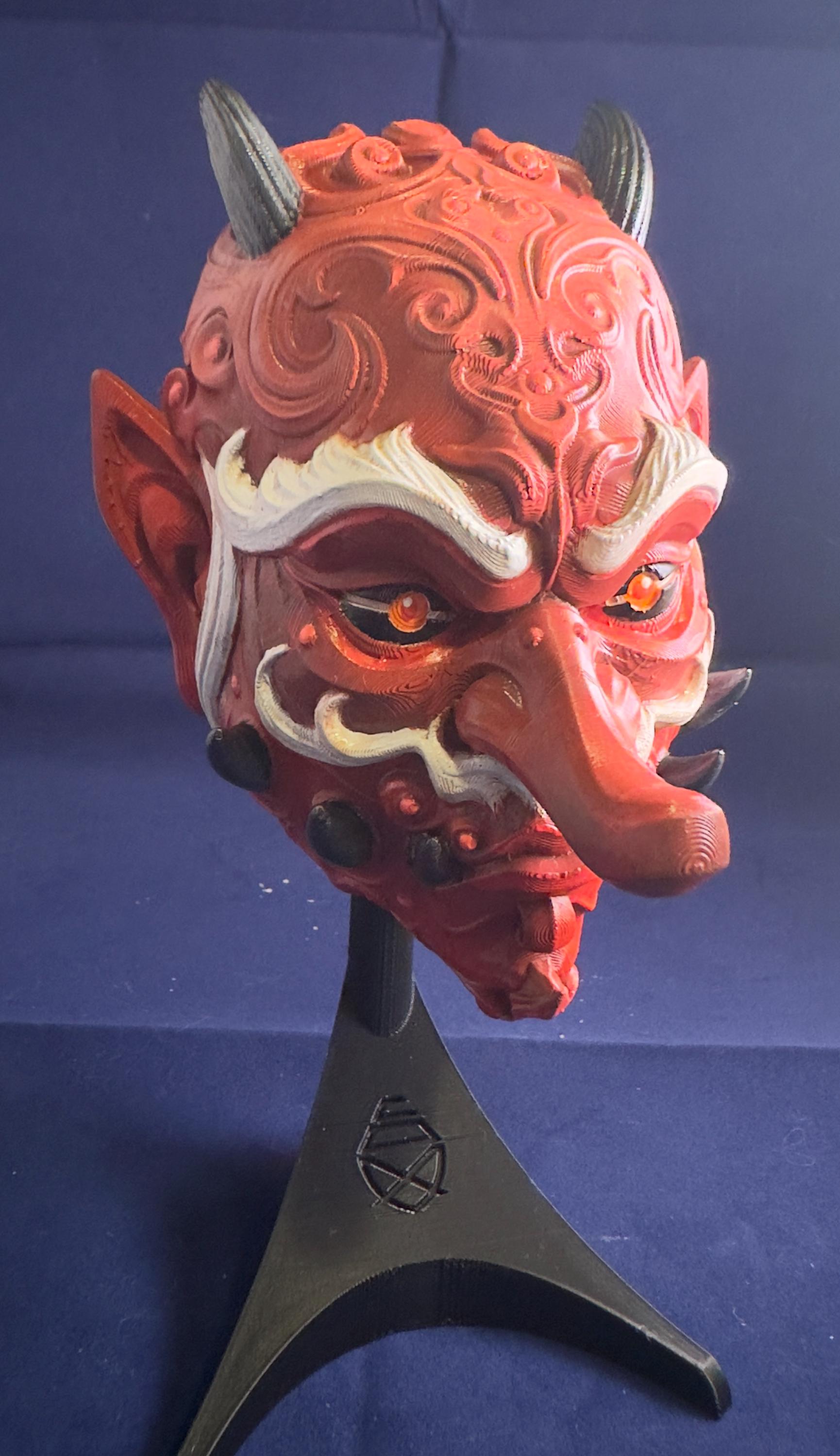 Unique 3D Printed Wall Masks – Articulating Decor Inspired by Japanese ...