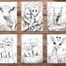 Baby Animals Coloring Book, Printable Cute Adorable Baby Animals ...