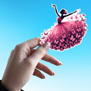 Butterfly Ballerina Stickers, Ballet Clipart, Scrapbooking (PNG SVG ...