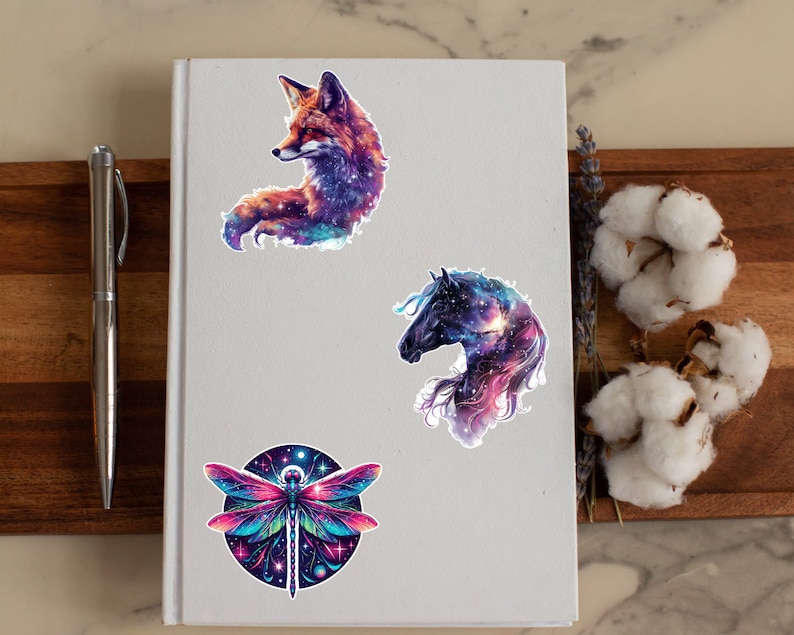 Galaxy Animals PNG SVG Bundle, Printable Beautiful Galaxy Inspired ...