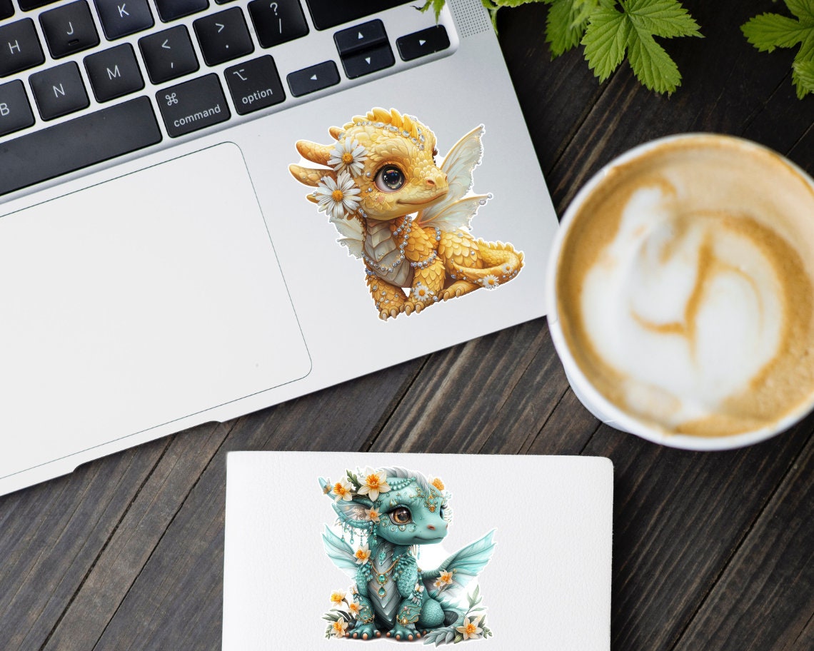 Birth Month Baby Dragons, PNG SVG Bundle, Printable Cute Birth Month ...