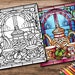 Whimsical Tea Sets Coloring Book, Printable Pretty Whimsical Tea Set ...