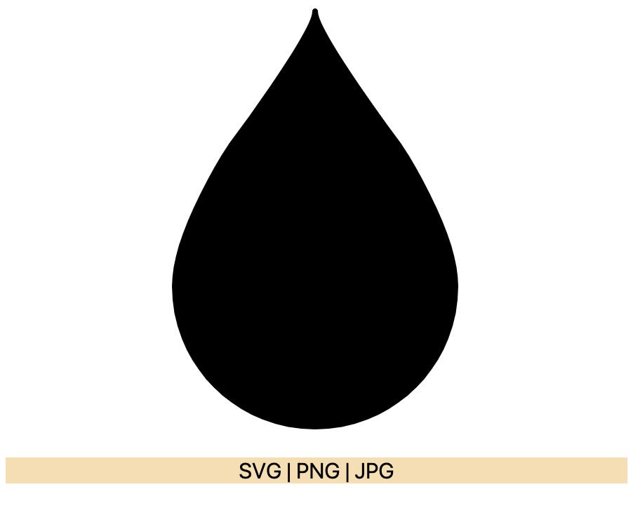 Teardrop SVG - Etsy