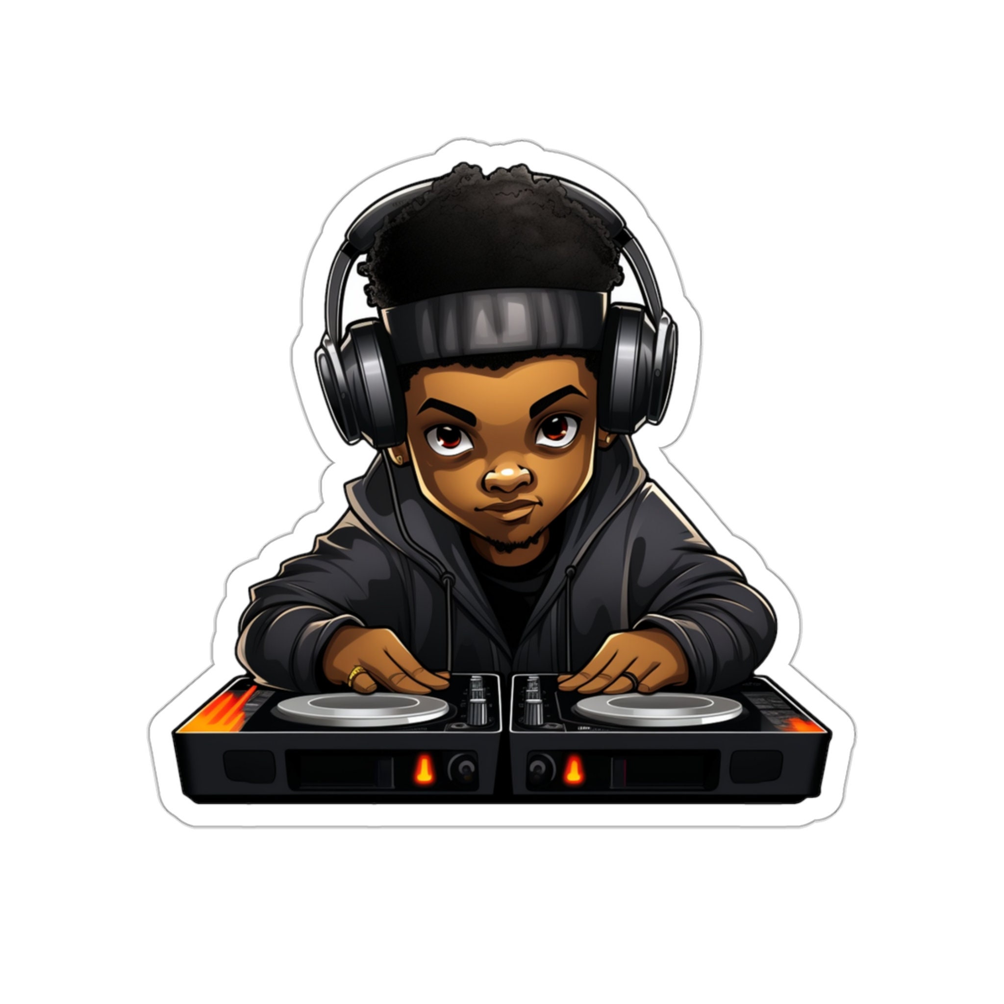 Dj Sticker Vintage Turntable Vinyl Design Perfect Gift for Djs, Music ...