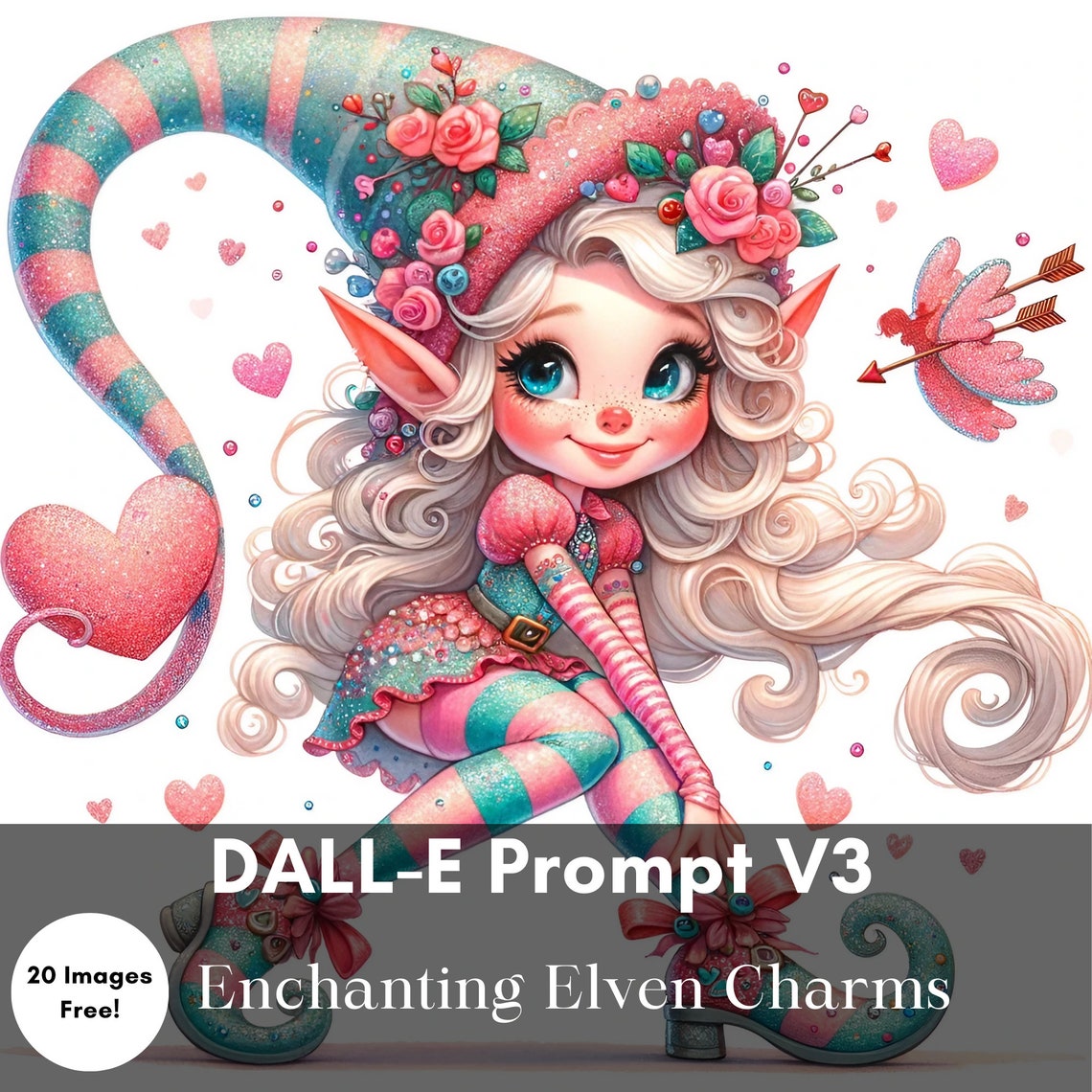 DALL-E Prompts for Enchanting Elves Cliparts, DALLE V3 Prompts for ...