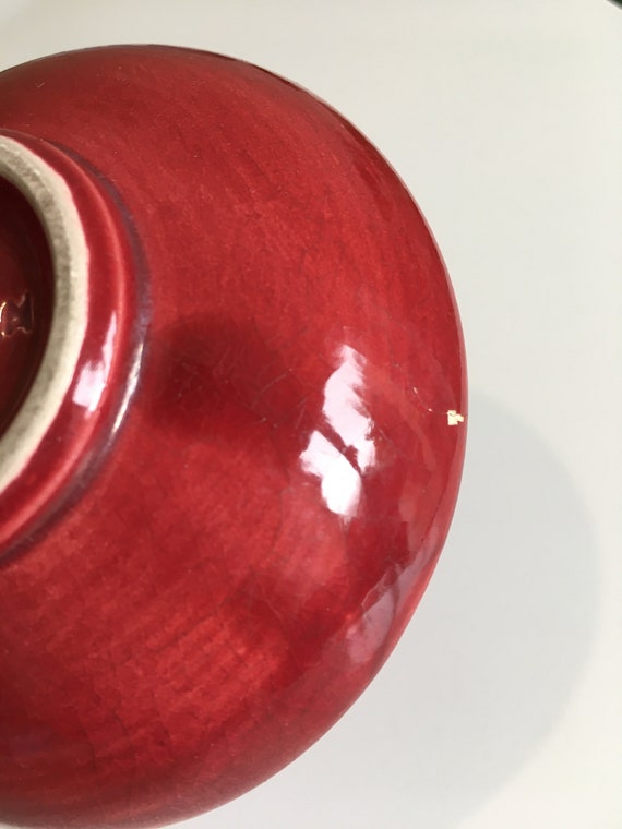 Queen Elizabeth II 1953 Briglin Pottery small red rin… - Gem