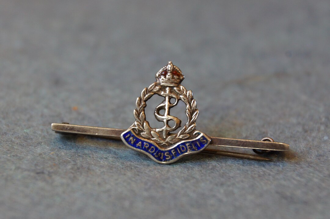Vintage Royal Army Medical Corps Silver Sweetheart Brooch - Etsy