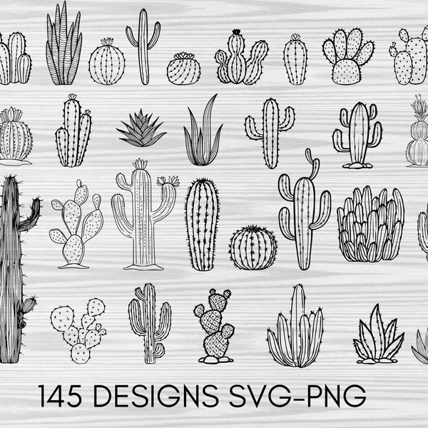 Cactus Svg - Etsy
