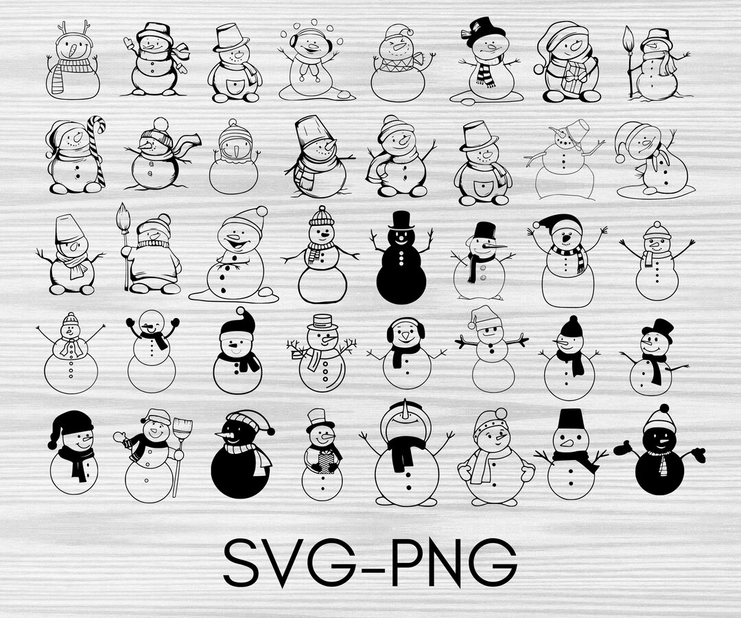 45 Snowman Svg Png, Snowman Clip Art in Svg Png, Snowman Face SVG ...