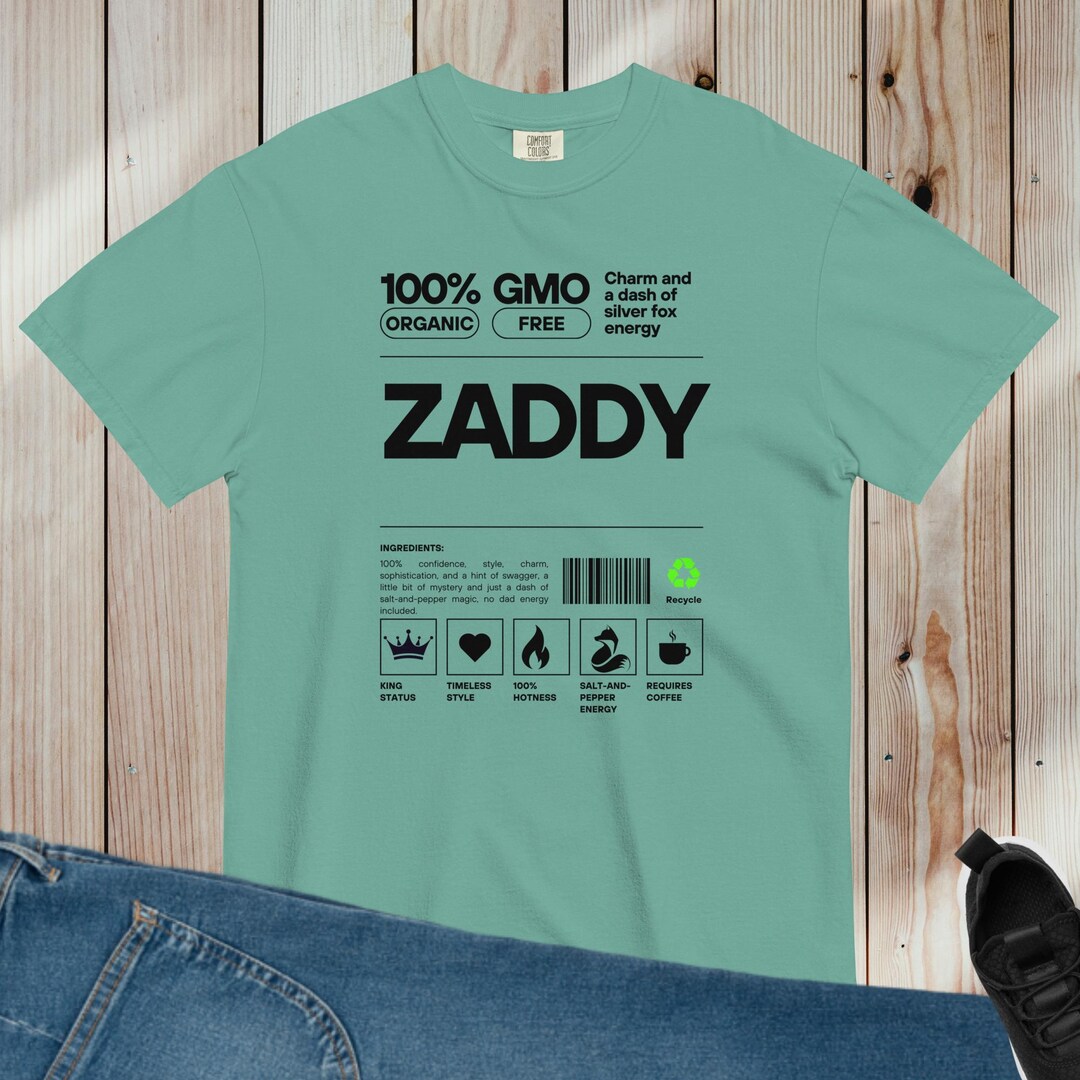 Zaddy, Father's Day Gift Anniversary Present Gift for Him Silver Fox ...