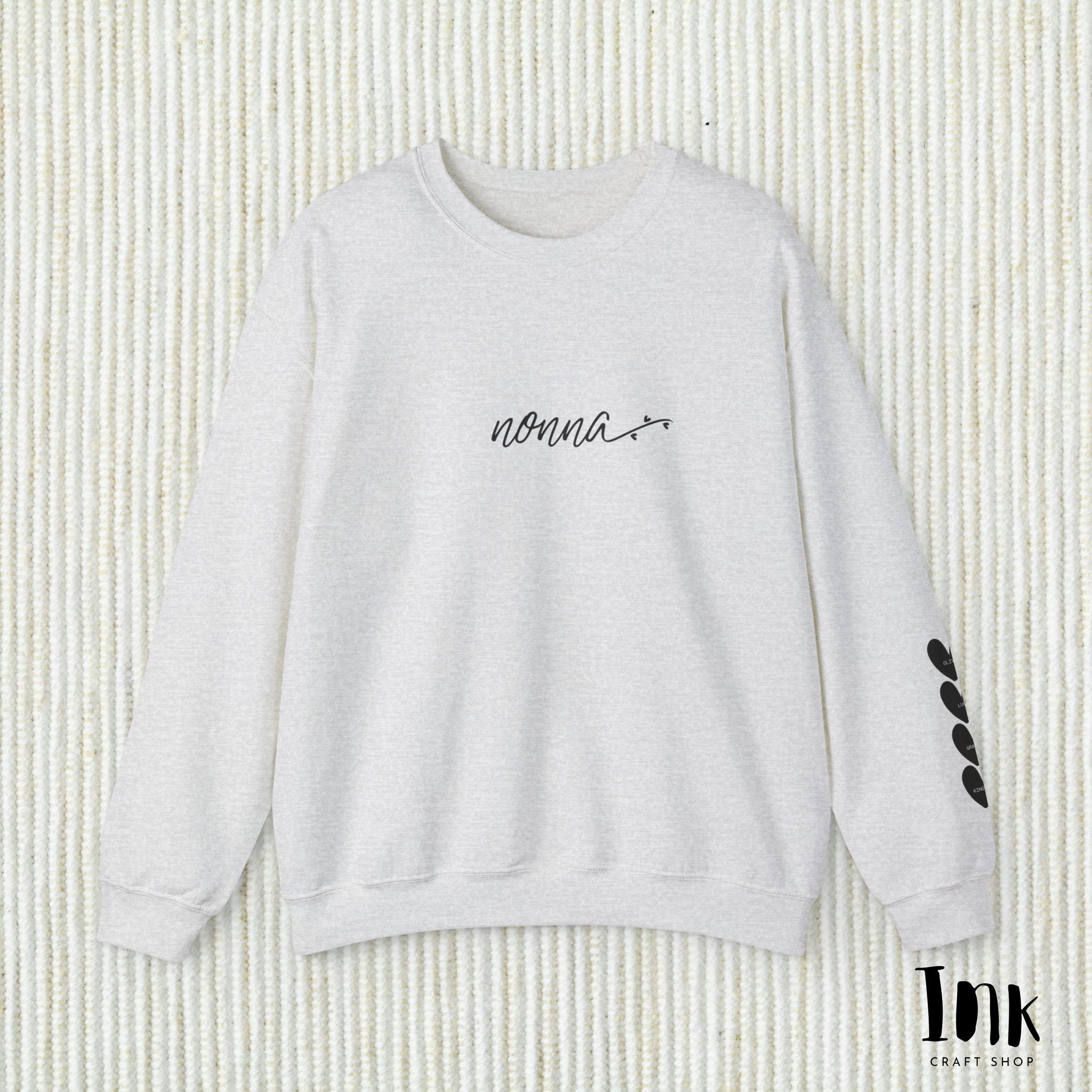 Customizable Nonna Sweatshirt Personalized Nonna Sweatshirts Custom Nonna Shirt Nonna Shirts ...