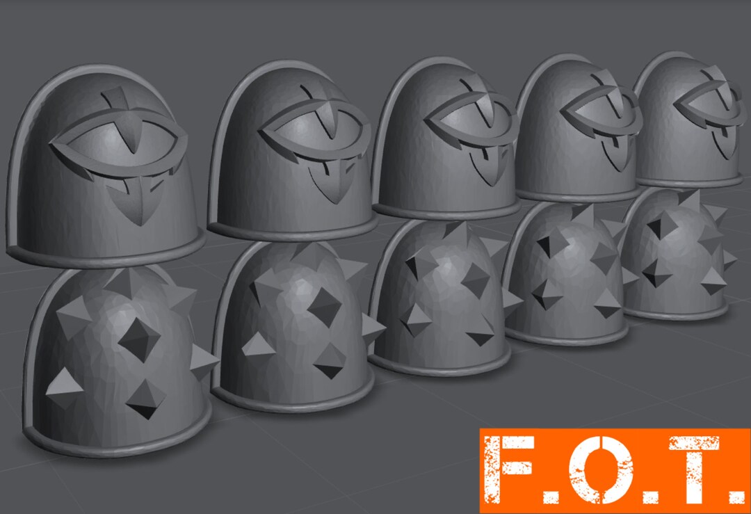 Mk.4 Sons of Heresy Shoulder Pads - Etsy