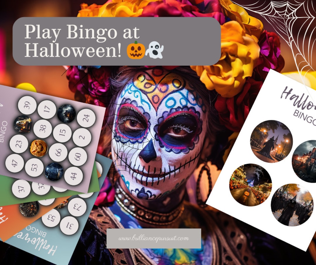 Halloween Bingo: 20 Printable Cards for Spooky Party Fun - Instant PDF ...