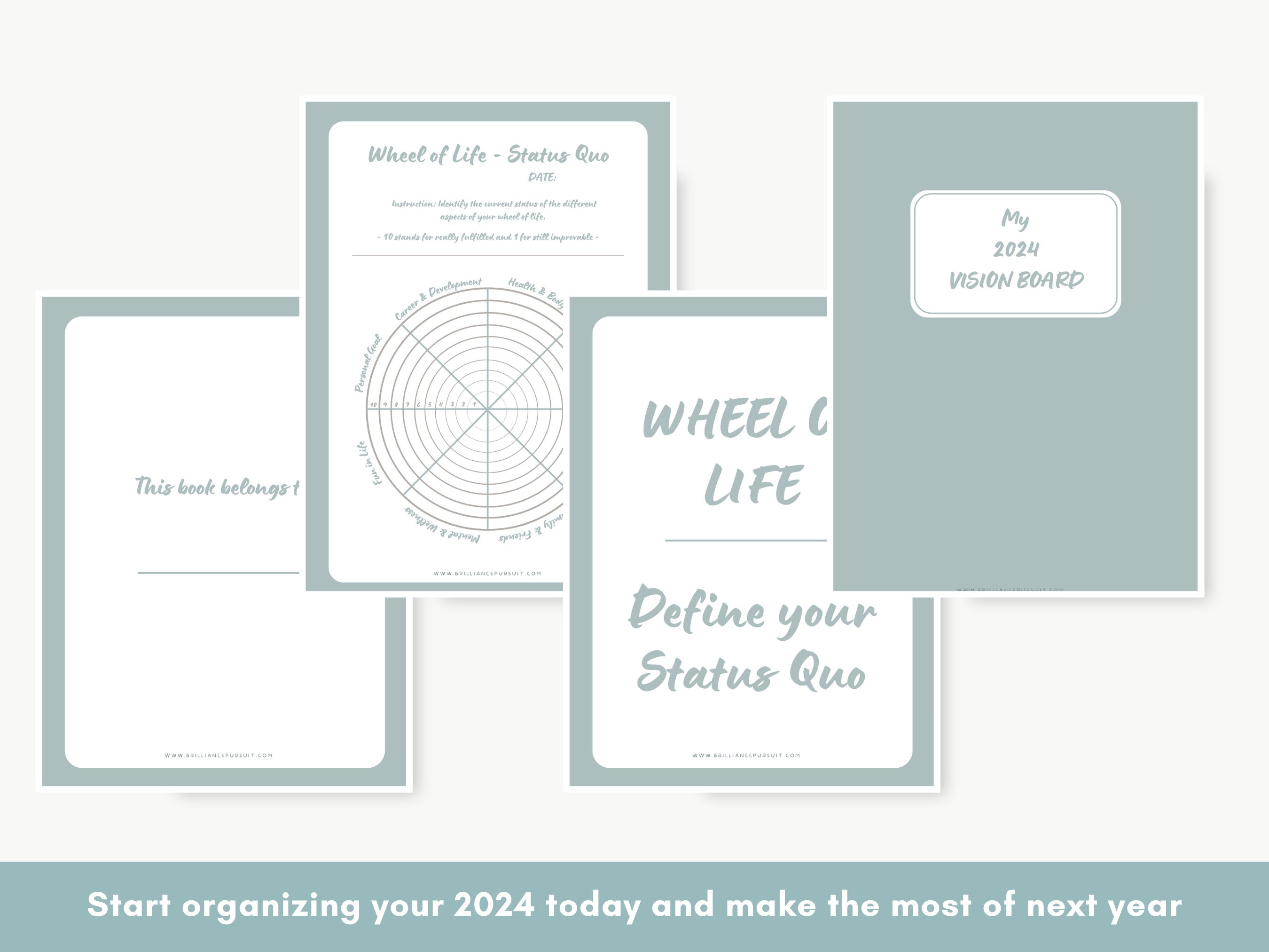 Vision Board Bundle With Techniques to Set Your Visions and Goals for ...