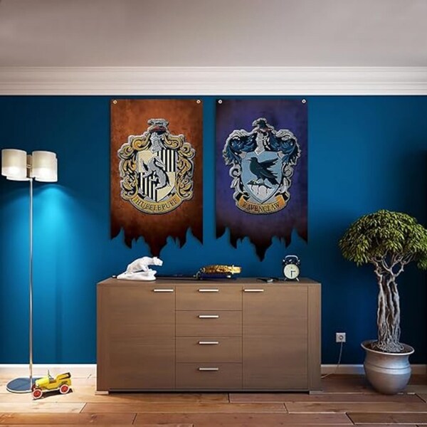 Hogwart House Banner - Etsy
