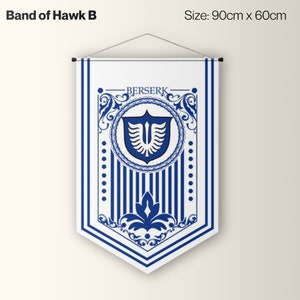 Berserk Banner Flag Anime Wall Hanging Cloth Decor Band - Etsy