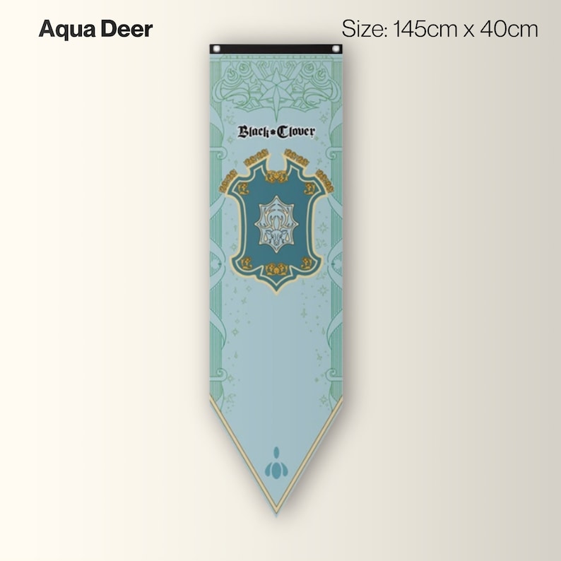 Black Clover Banner Flag Anime Wall Hanging Cloth Decor - Etsy UK