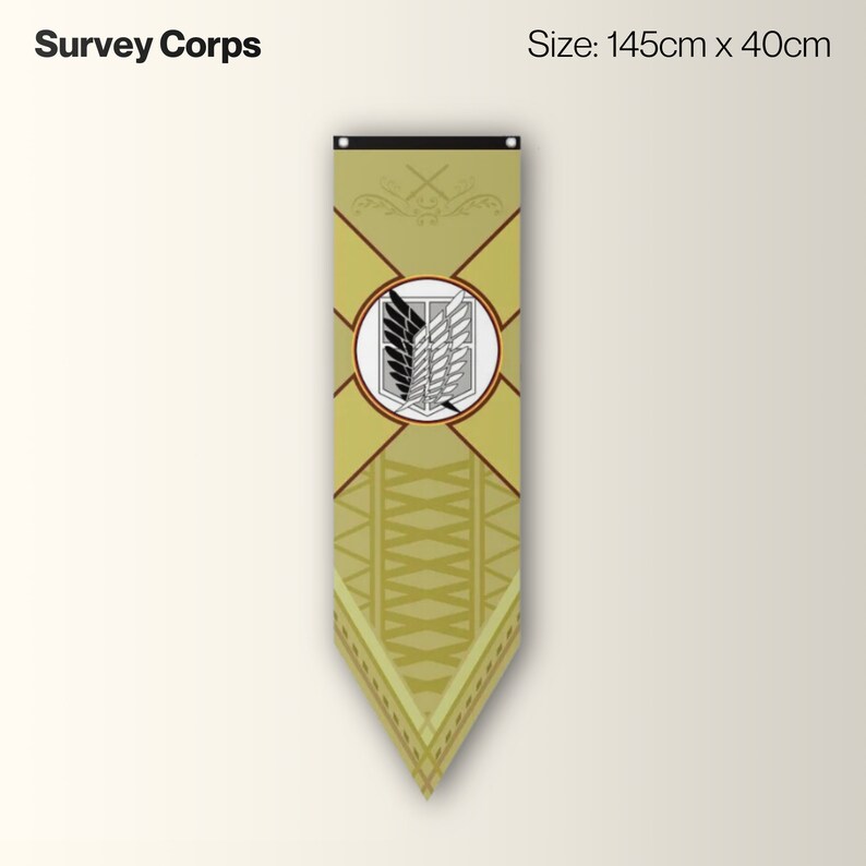Attack on Titan Anime Banner Flag Cloth Curtain Hanging Poster Party ...