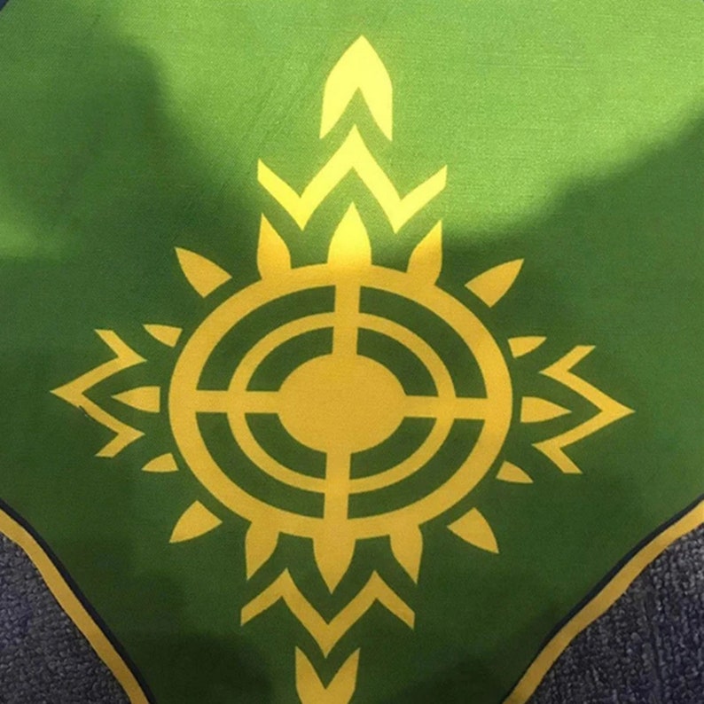Rohan Crest Banner Flag Lotr Wall Hanging, Cloth Decor Lord the Rings ...