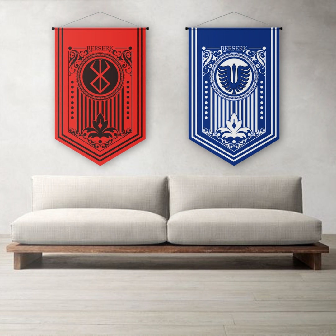 Berserk Banner Flag Anime Wall Hanging Cloth Decor Band - Etsy
