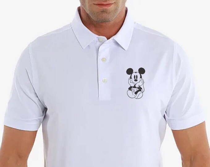 Polo Mickey Mouse Performance Shirt High Quality Polyester Perfect Gift ...