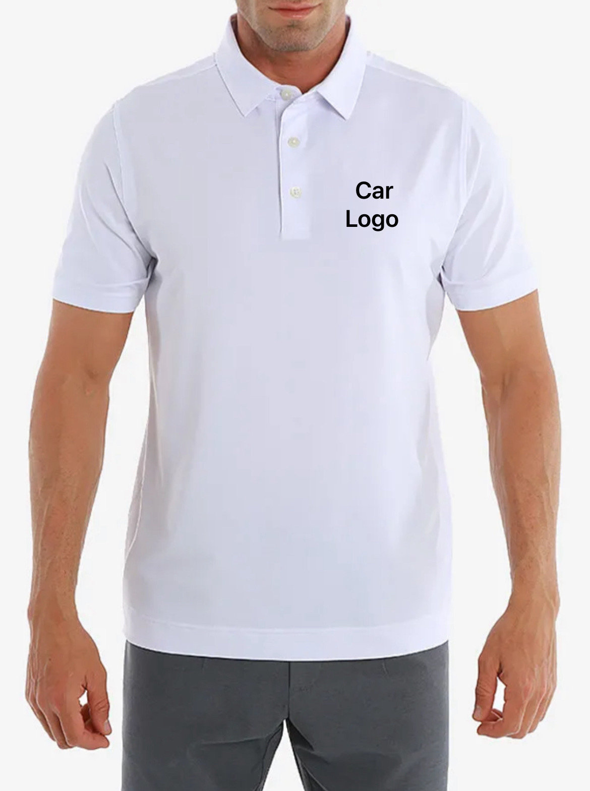 Polo Car Logo Performance Shirt Print Graphic High Quality Polyester ...