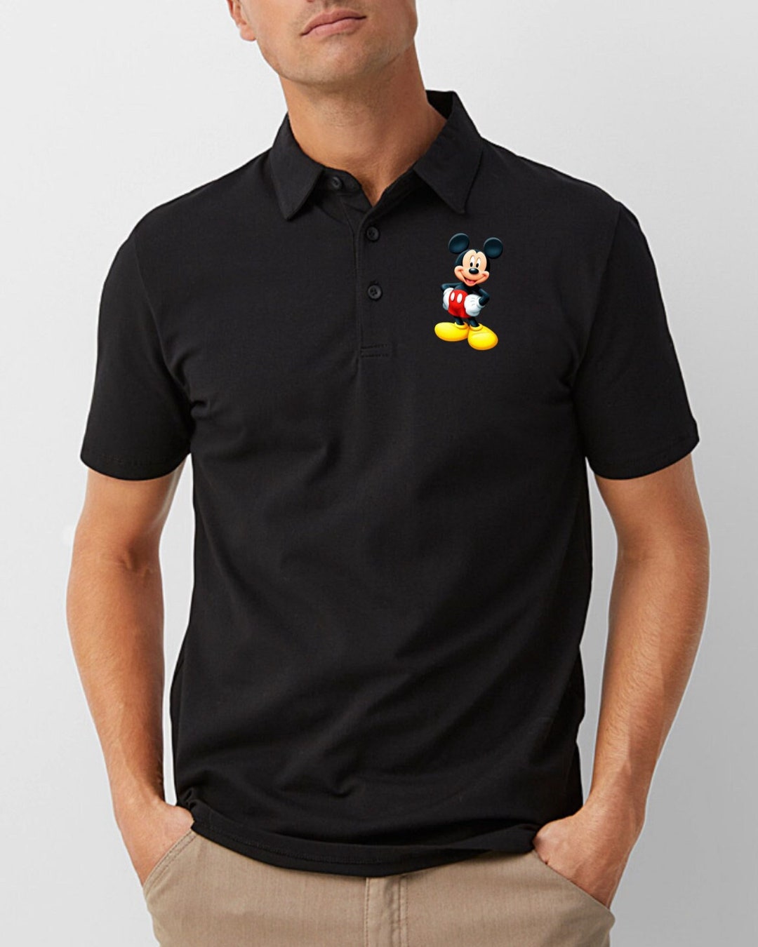 Polo Mickey Mouse Performance Shirt High Quality Polyester Perfect Gift ...