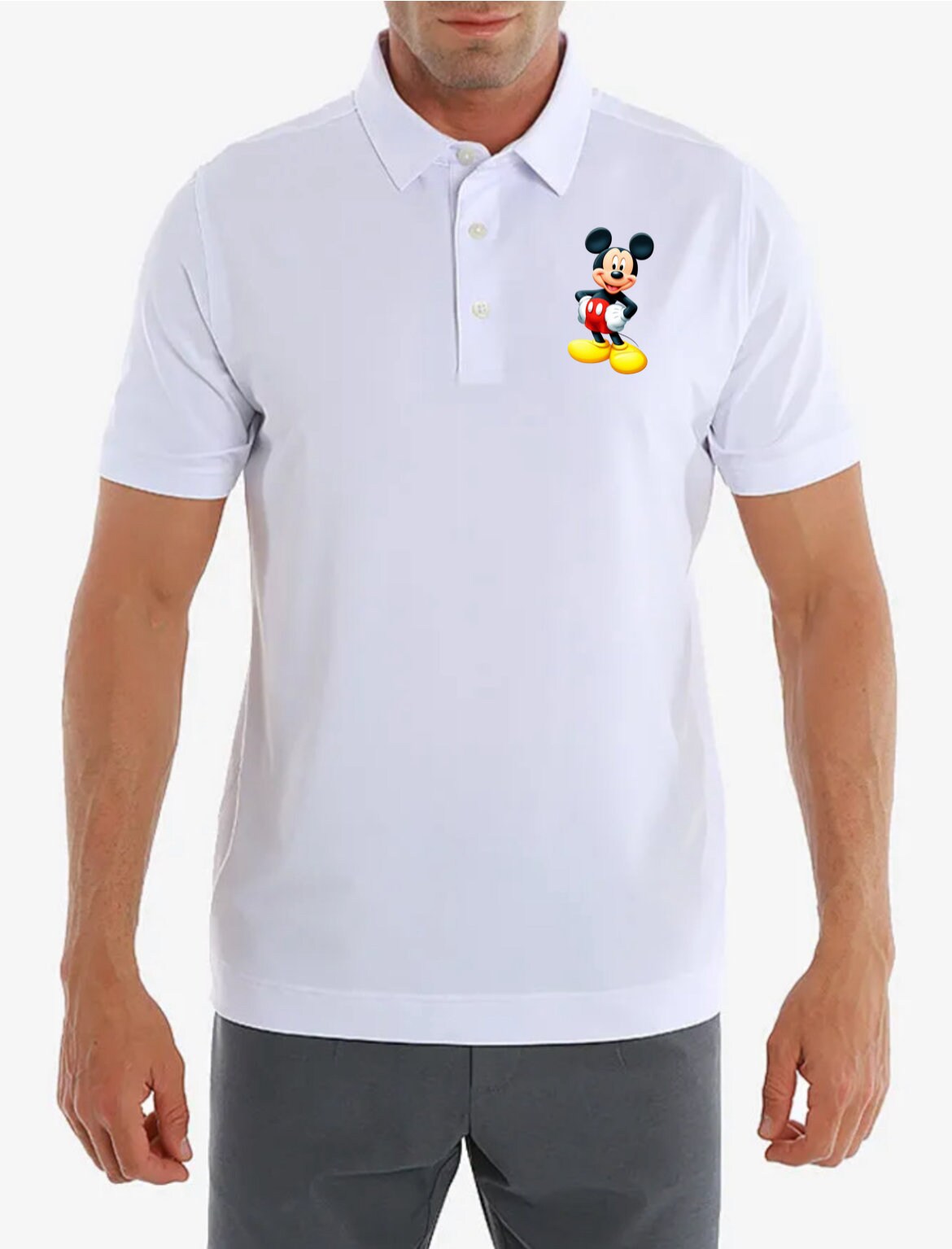 Polo Mickey Mouse Performance Shirt High Quality Polyester Perfect Gift ...