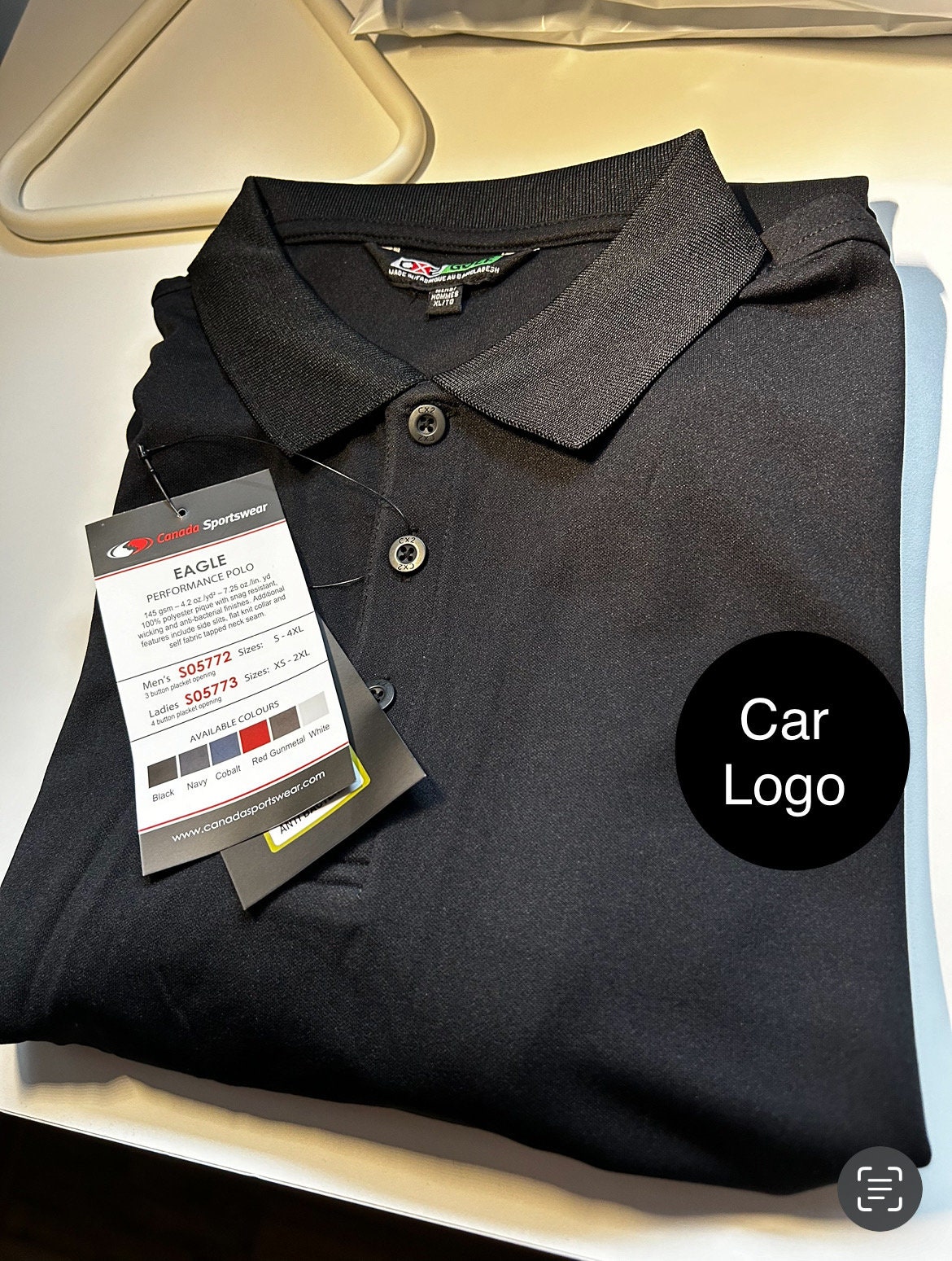 Polo Car Logo Performance Shirt Print Graphic High Quality Polyester ...