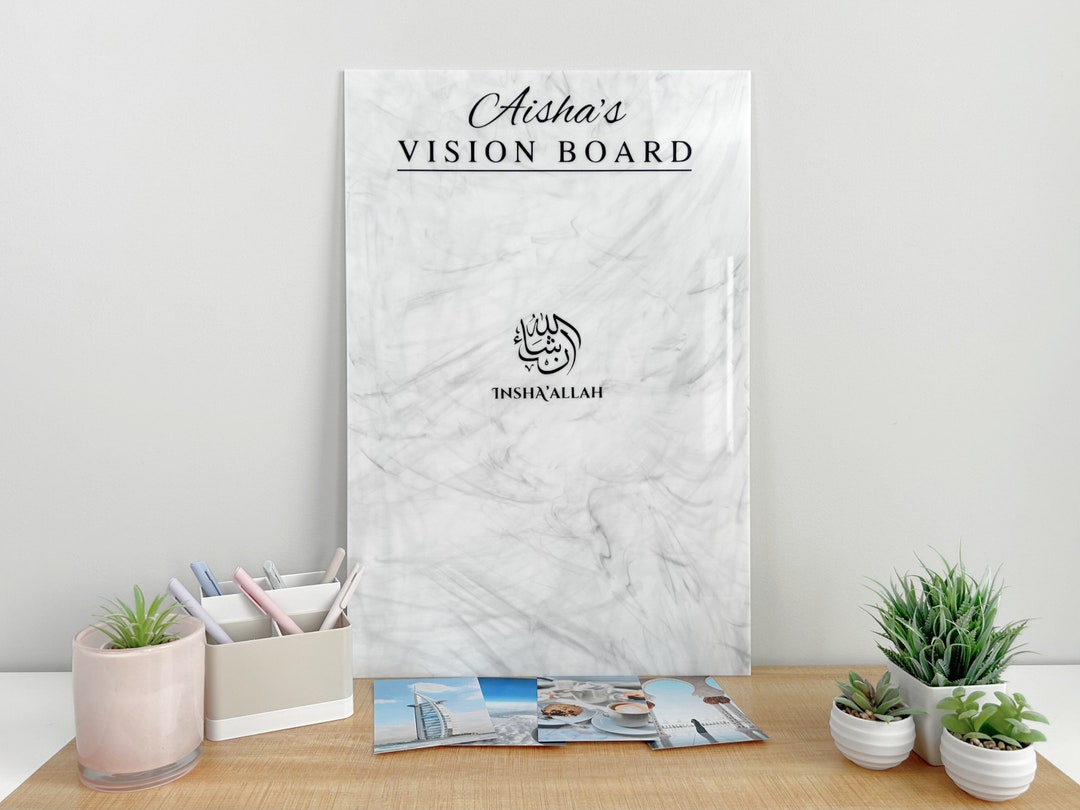 Islamic Vision Board Vision Board Muslim Vision Board Arabic ...