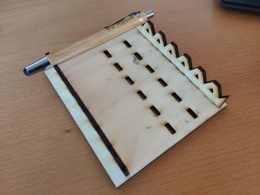 Laser Ready Pencil Jig Svg Template Laser Cut Plan Engraving Vector ...