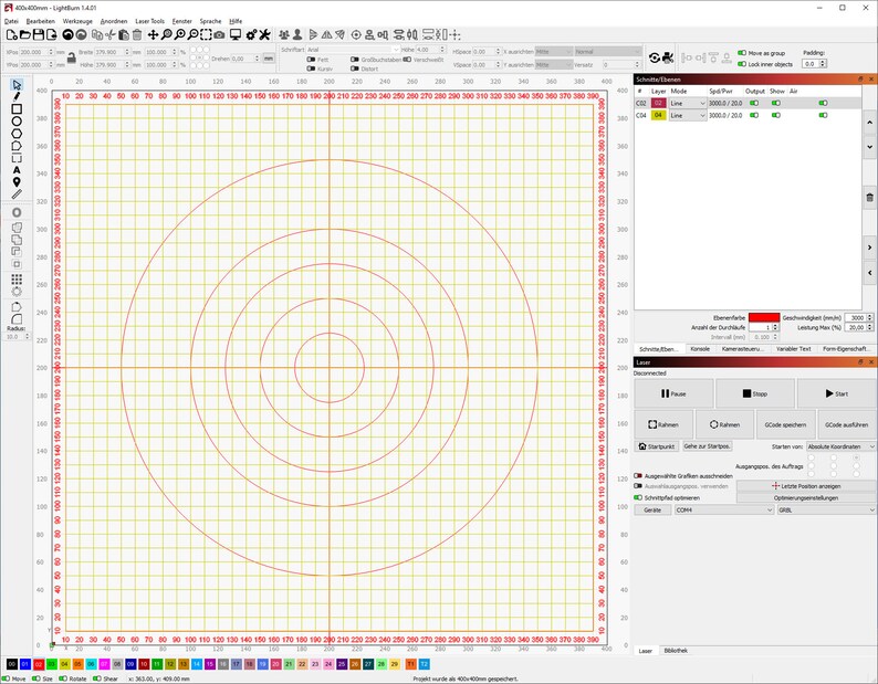 Laserggrid Laser Grid Workspace Ortur Lightburn File .lbrn2 .svg .dxf ...
