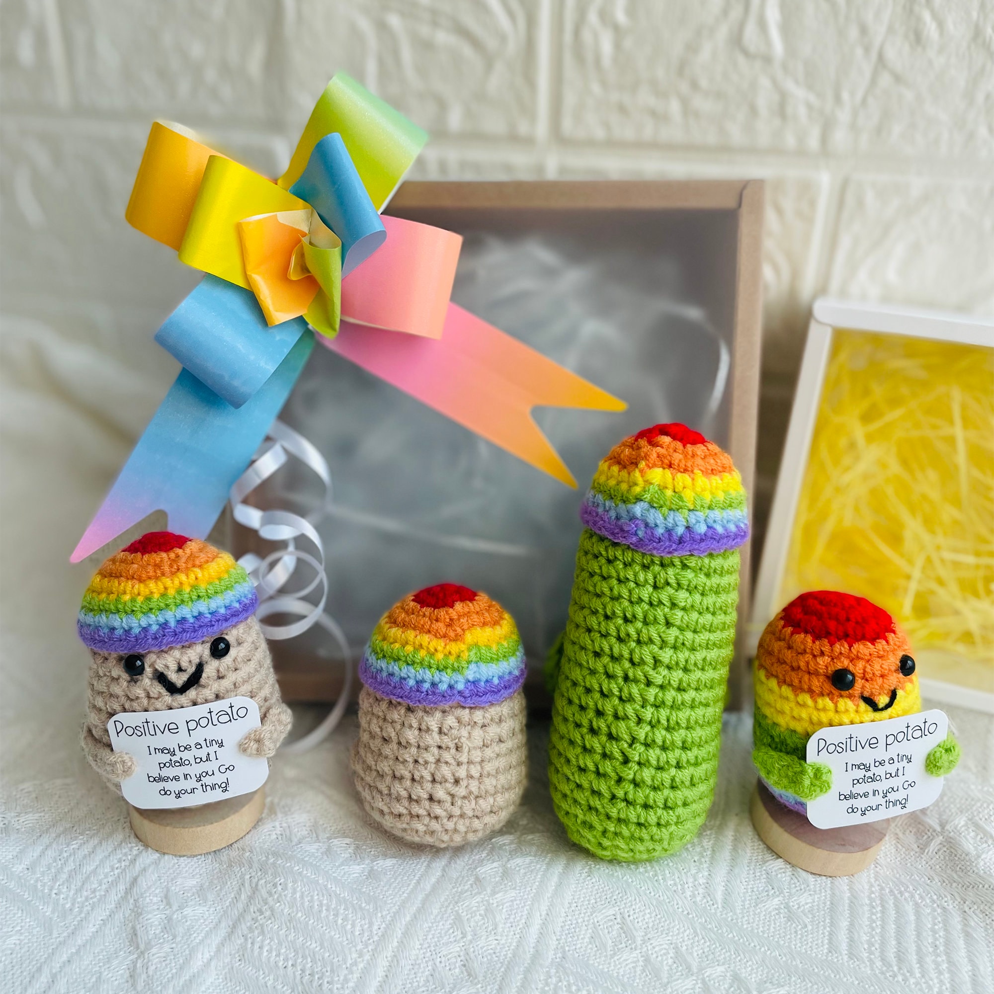 Personalized Pride Month, Gifts LGBTQIA Pride Flag, Crochet Plushies ...