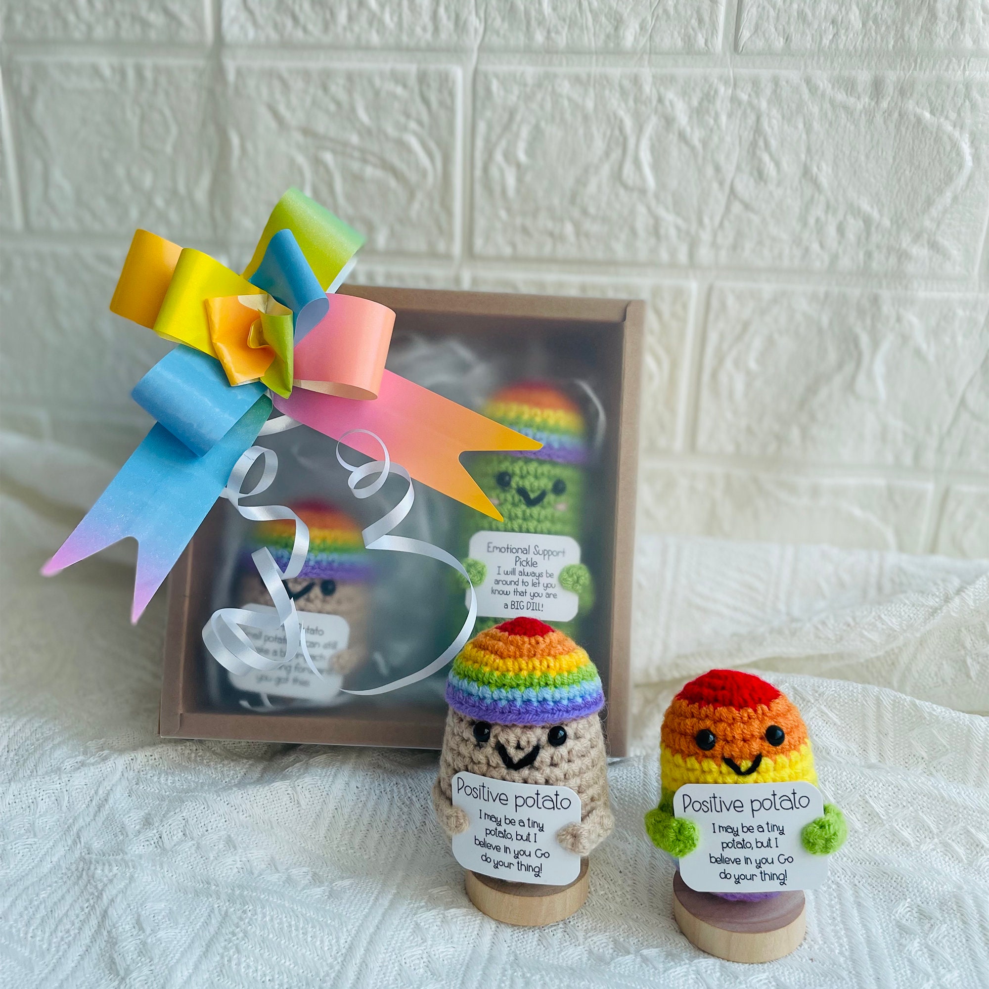 Personalized Pride Month, Gifts LGBTQIA Pride Flag, Crochet Plushies ...