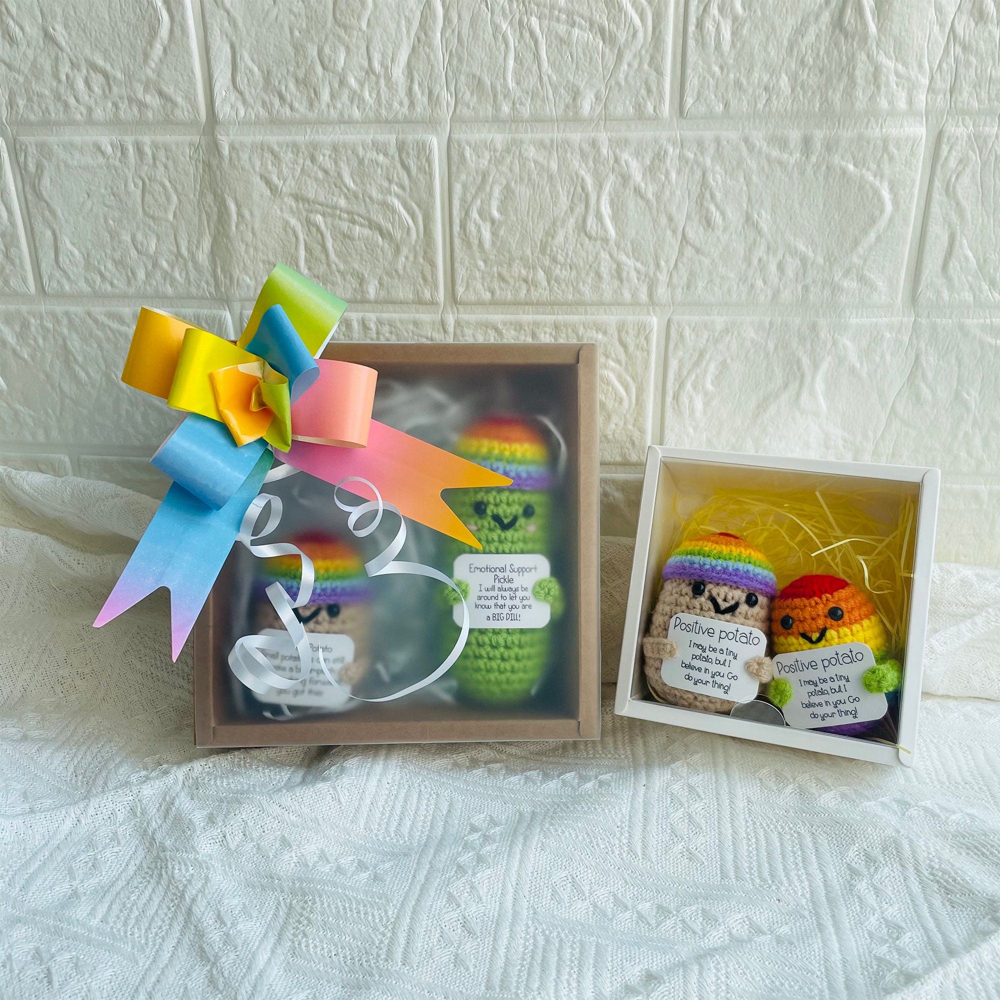 Personalized Pride Month, Gifts LGBTQIA Pride Flag, Crochet Plushies ...