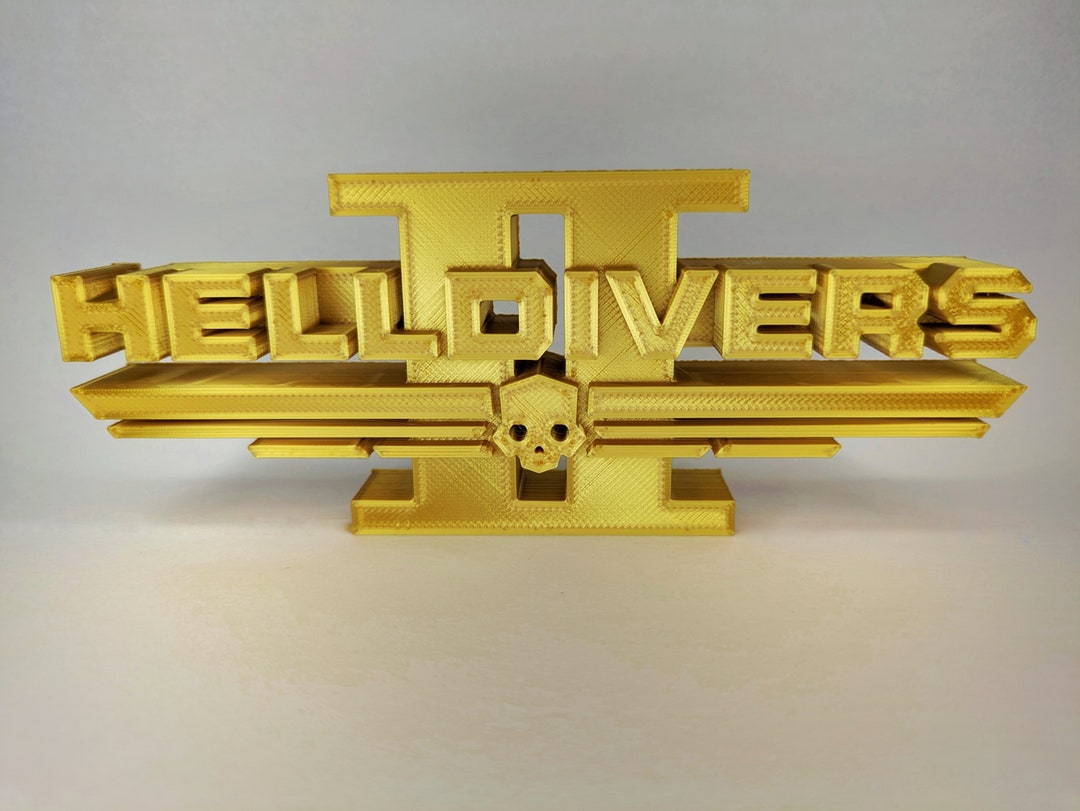 Helldivers 2 3D Logo/decoration for Desk or Wall - Etsy