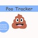Poo Tracker, Printable Chart, Bowel Movements, Constipation, Movicol - Etsy