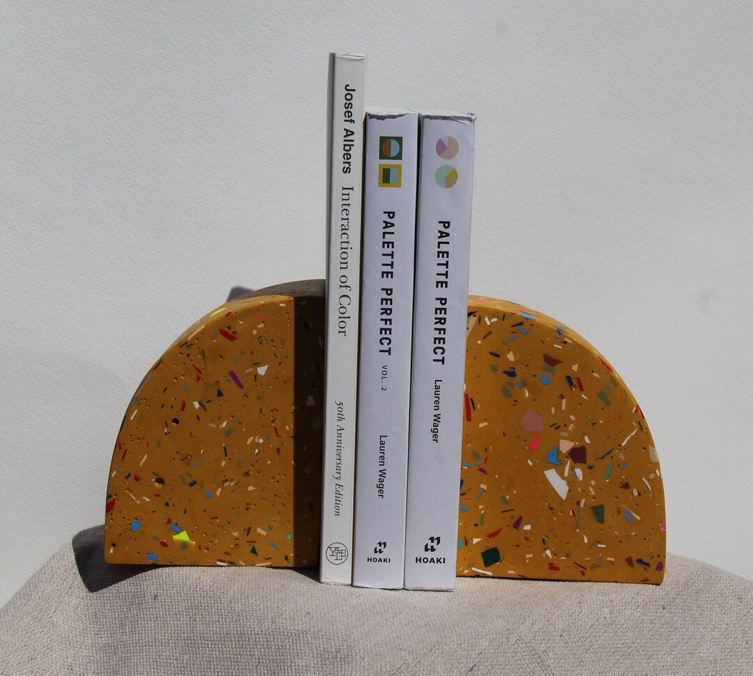 Single Bookend Decorative, Unique, Functional, Sturdy Multi-color ...