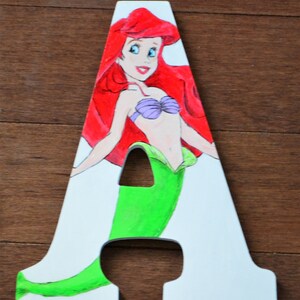 Princess Character Theme Wooden Letters - Etsy