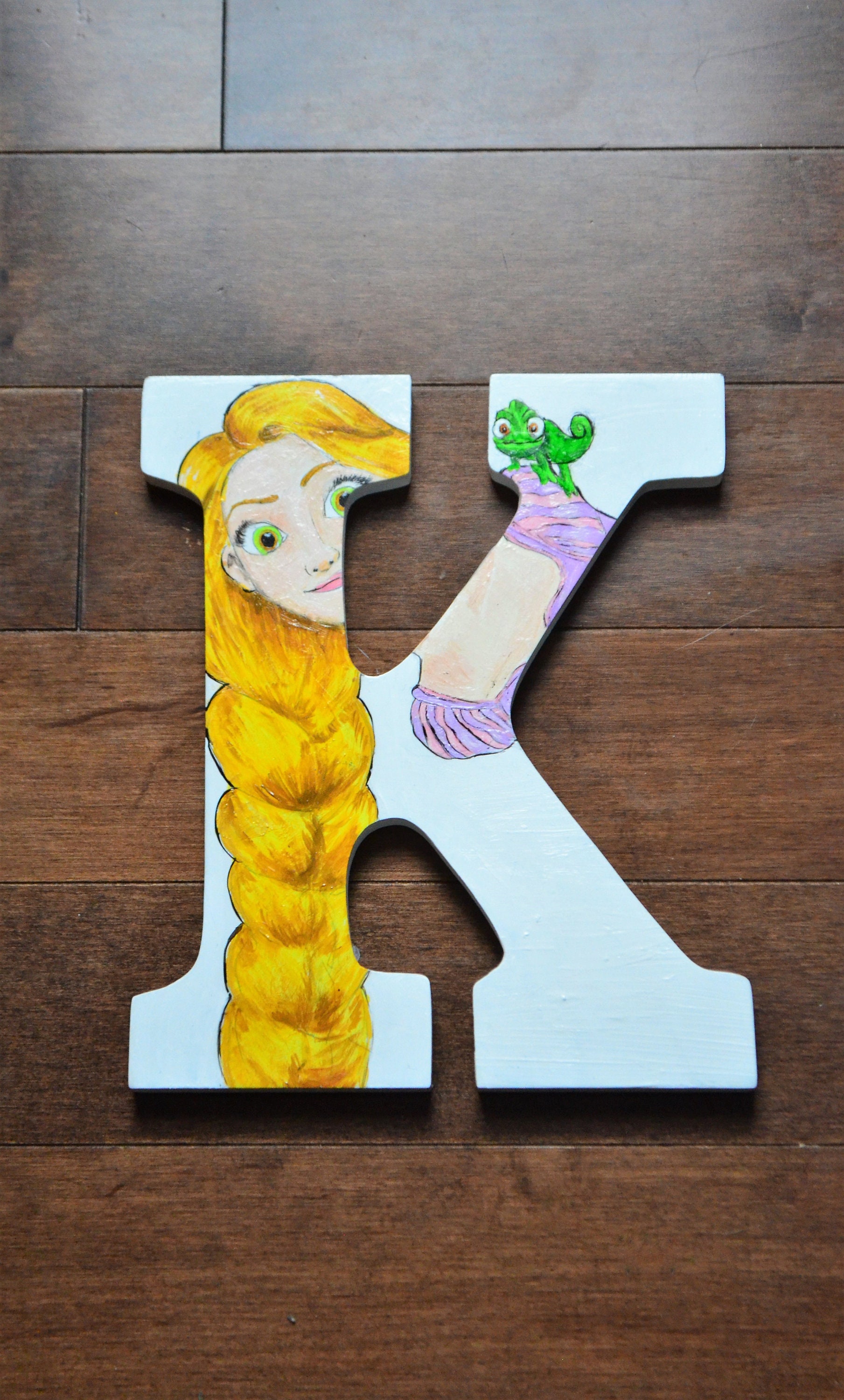 Princess Character Theme Wooden Letters - Etsy
