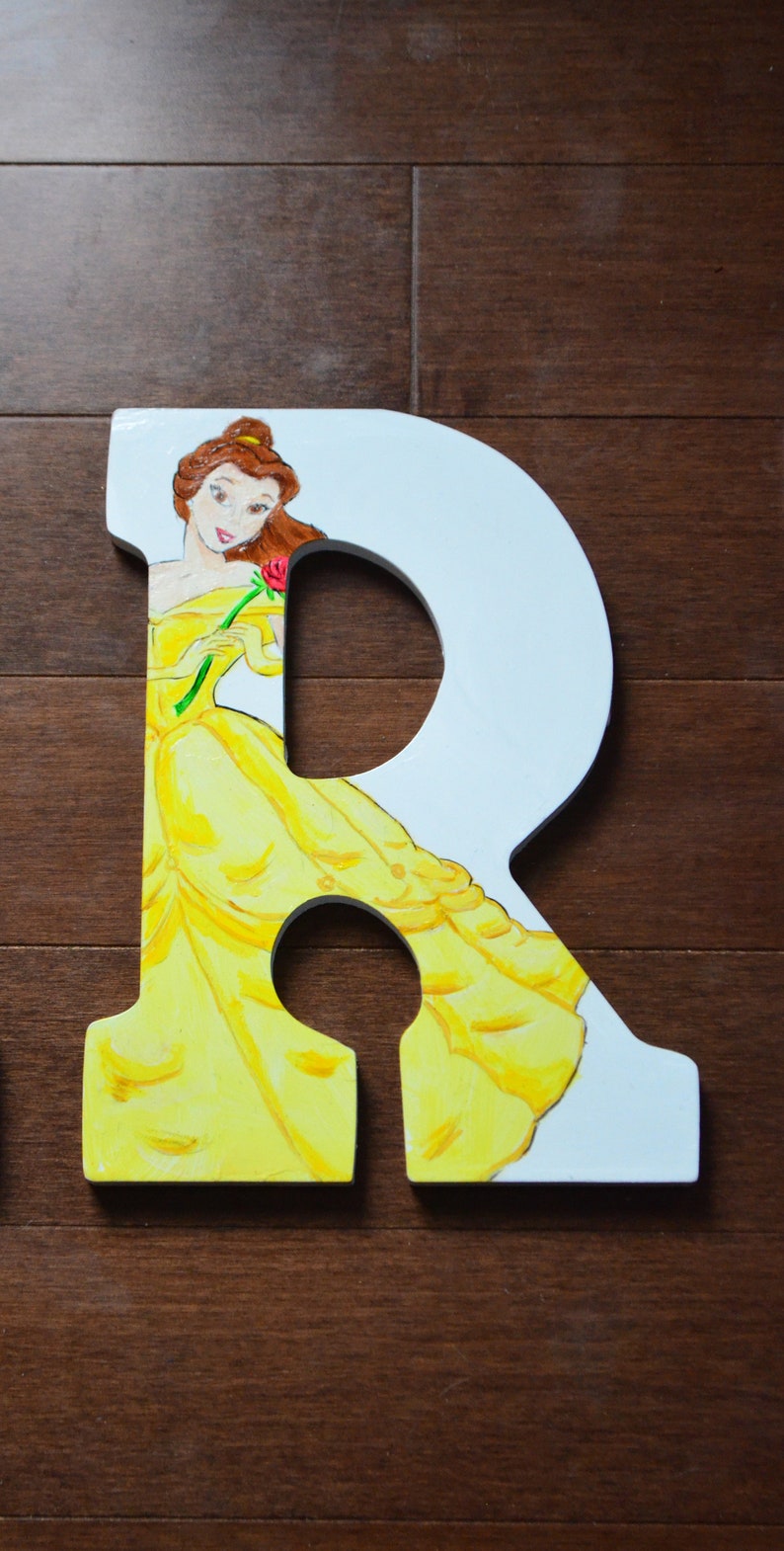 Princess Character Theme Wooden Letters - Etsy