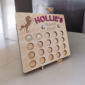 Reward Chart, Wooden Reward Chart for Children - Etsy