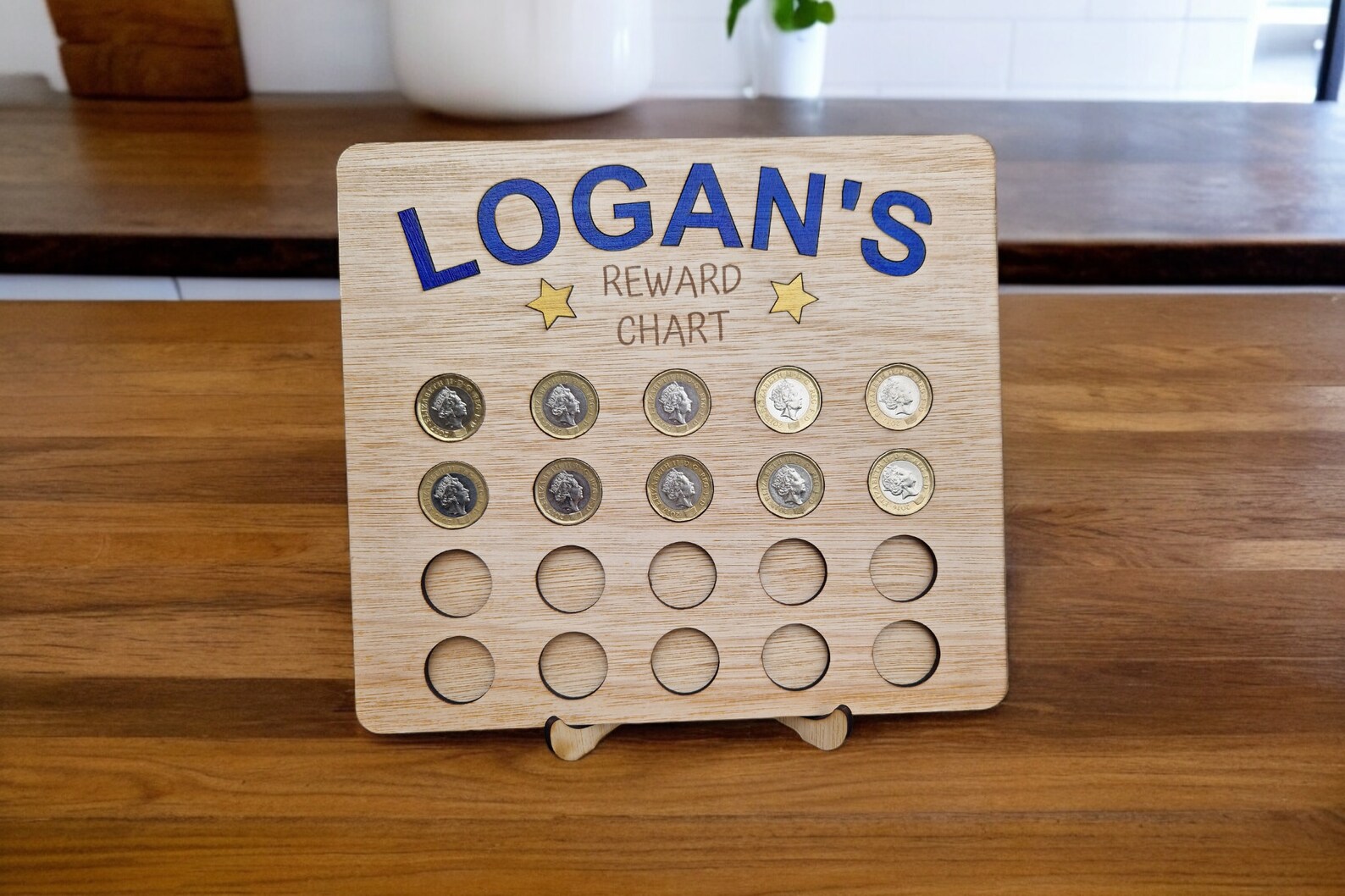 Reward Chart, Wooden Reward Chart for Children - Etsy