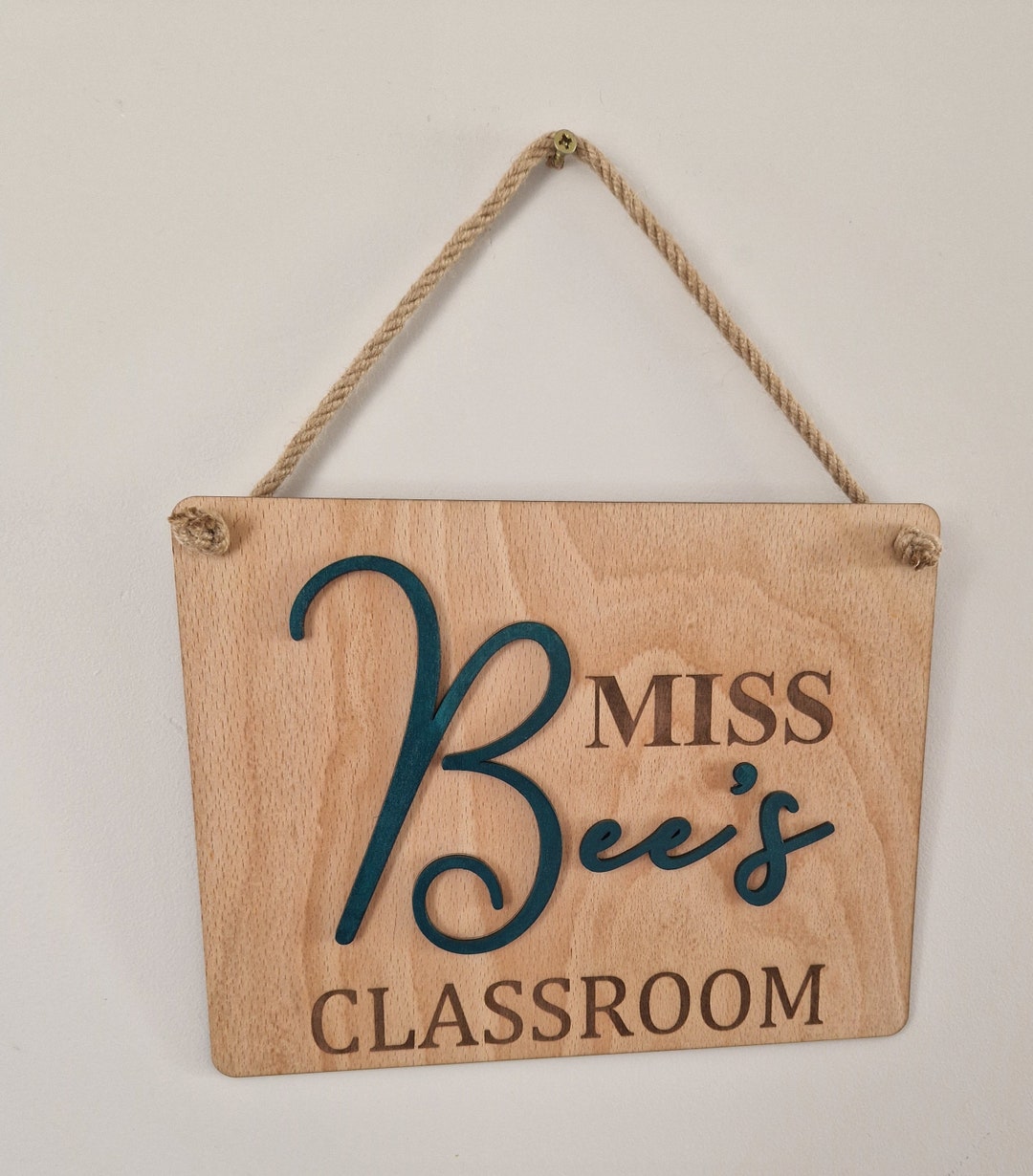 Personalised Teacher's Classroom Sign - Etsy