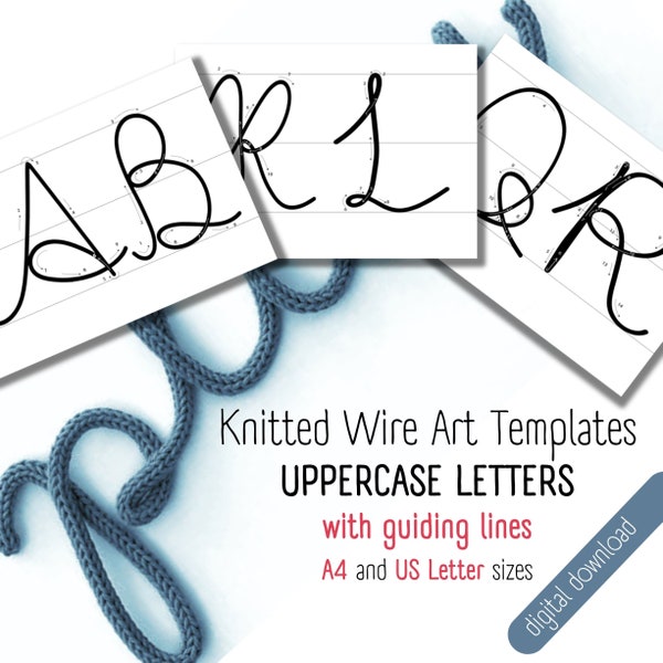 Knitted Wire Word Art - Etsy