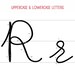 Printable Wire Alphabet Templates for Knitted Wire Art, Uppercase and ...