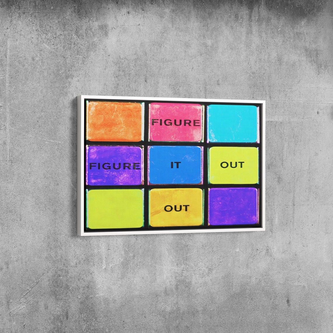 Rubiks Cube Poster or Canvas Wall Art Rubiks Cube Lover Gift - Etsy