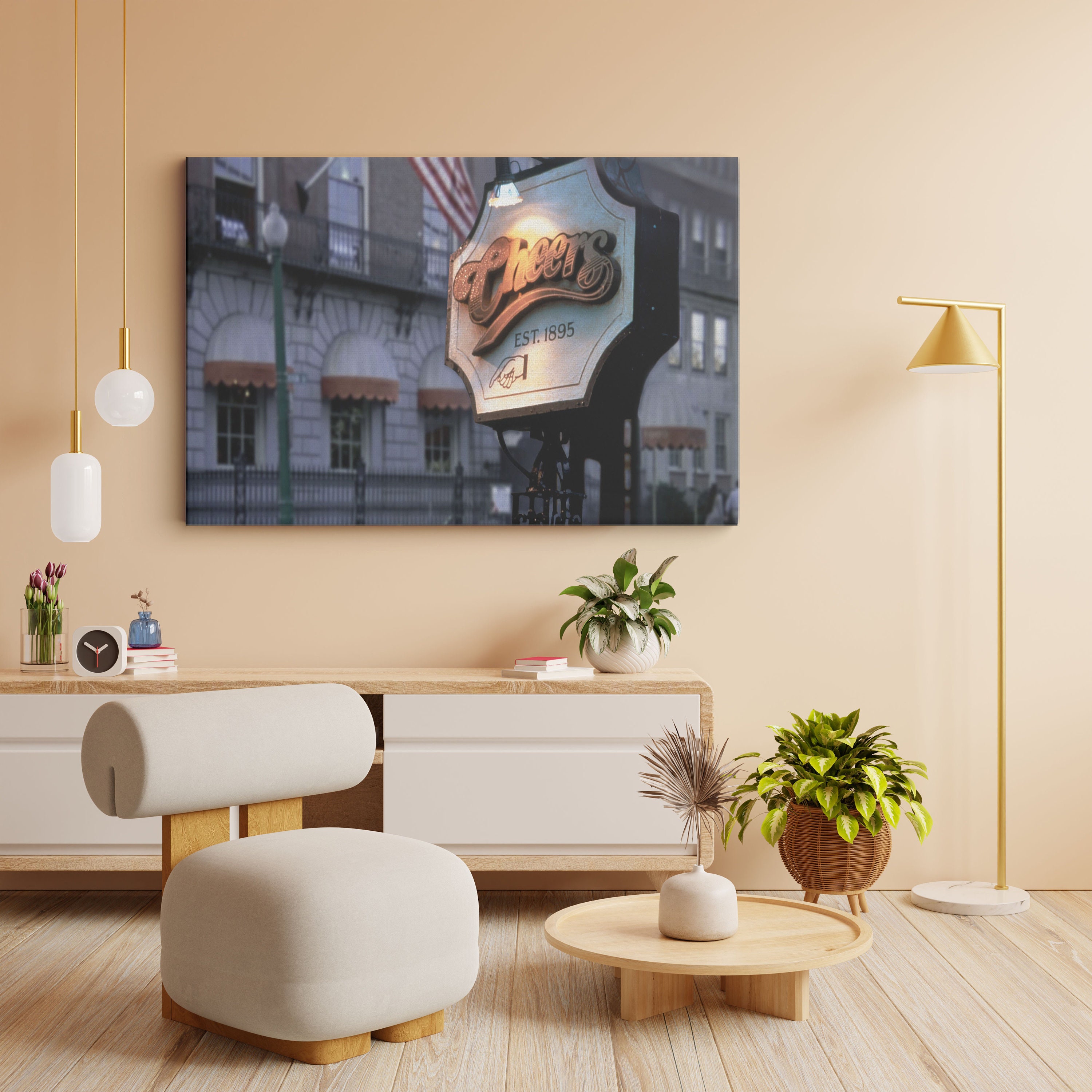 Cheers Bar Sign Boston Photography Cheers TV Show Cheers - Etsy