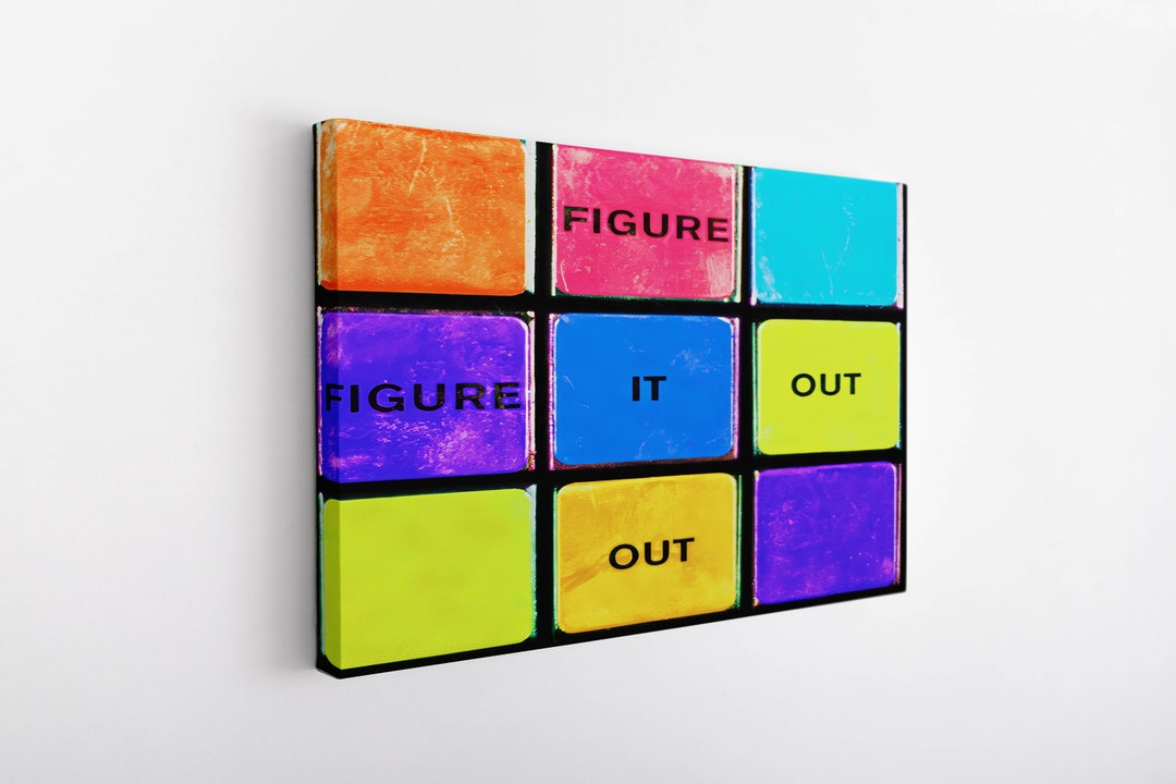 Rubiks Cube Poster or Canvas Wall Art Rubiks Cube Lover Gift - Etsy