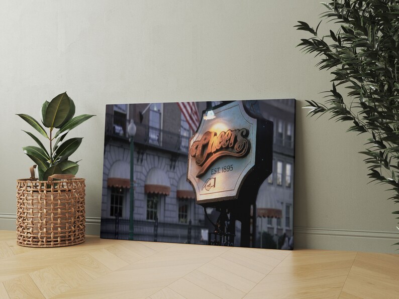 Cheers Bar Sign Boston Photography Cheers TV Show Cheers - Etsy